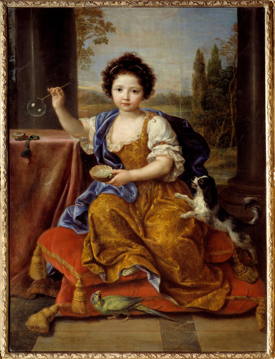 Portrait of Louise Marie de Bourbon, Mademoiselle de Tours Duchess of ...