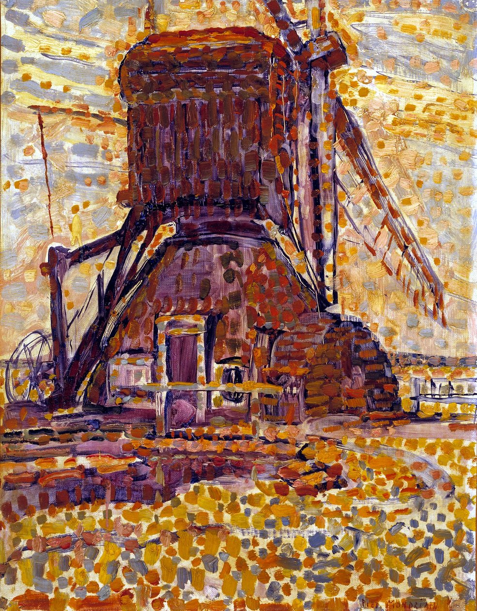 The Winkel Mill by Piet Mondrian: Buy fine art print
