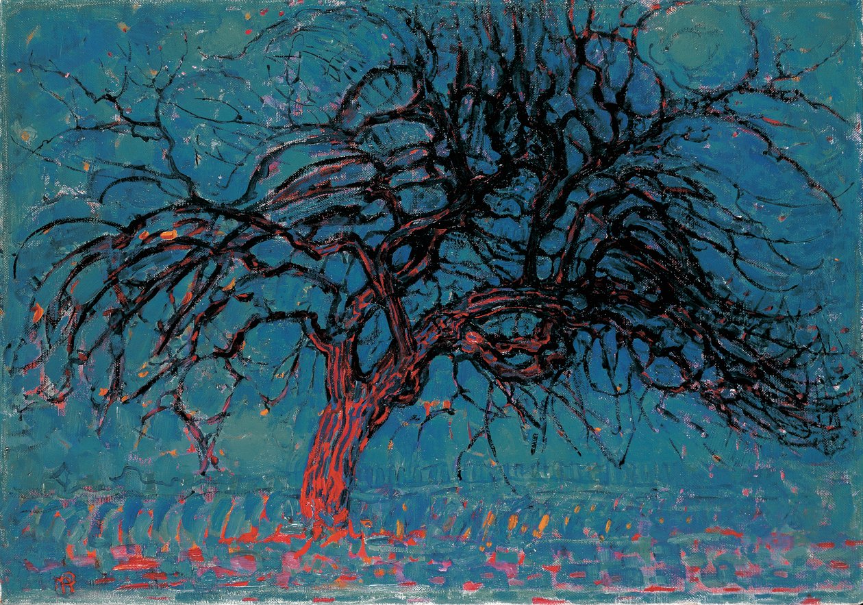 Red Tree by Piet Mondrian: Highest-quality art reproduction