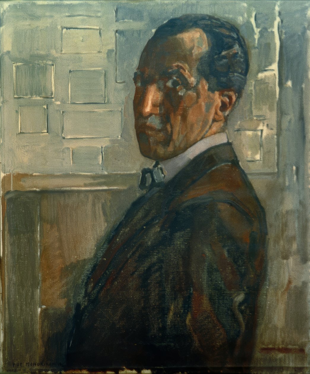 Piet Mondrian Portrait André Kertész | PIET MONDRIAN (1926)