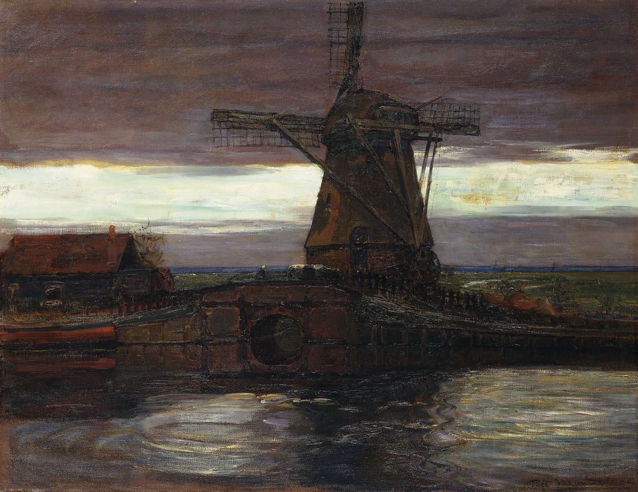 The Mill by Piet Mondrian: Highest-quality art reproduction