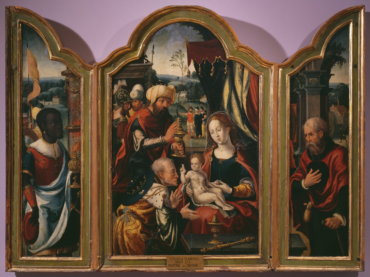 Adoration of the Magi, Epiphany Triptych, c.1540