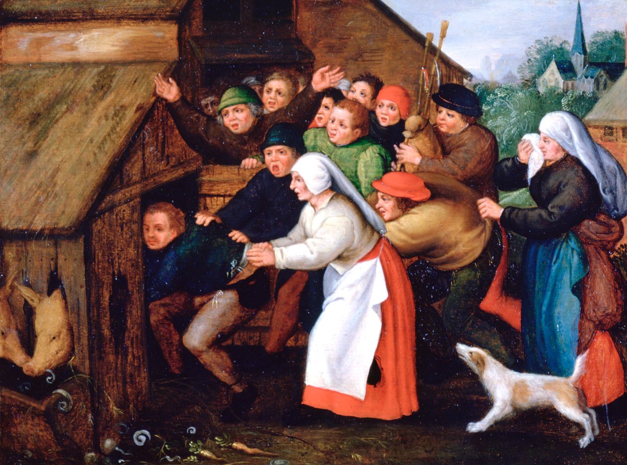 The Drunkard Pushed into the Pigsty