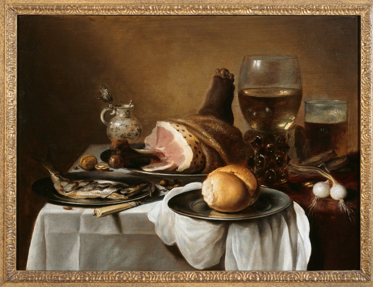 Breakfast Piece, c.1640 by Pieter Claesz: Fine art print