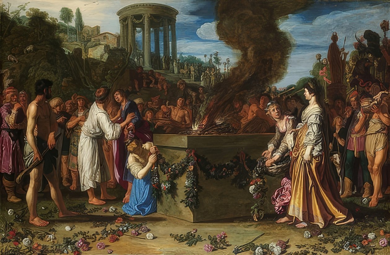 The Sacrifice Dispute of Orestes and Pylades