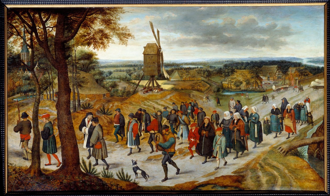 The wedding procession by Pieter Brueghel II the Young known as ...