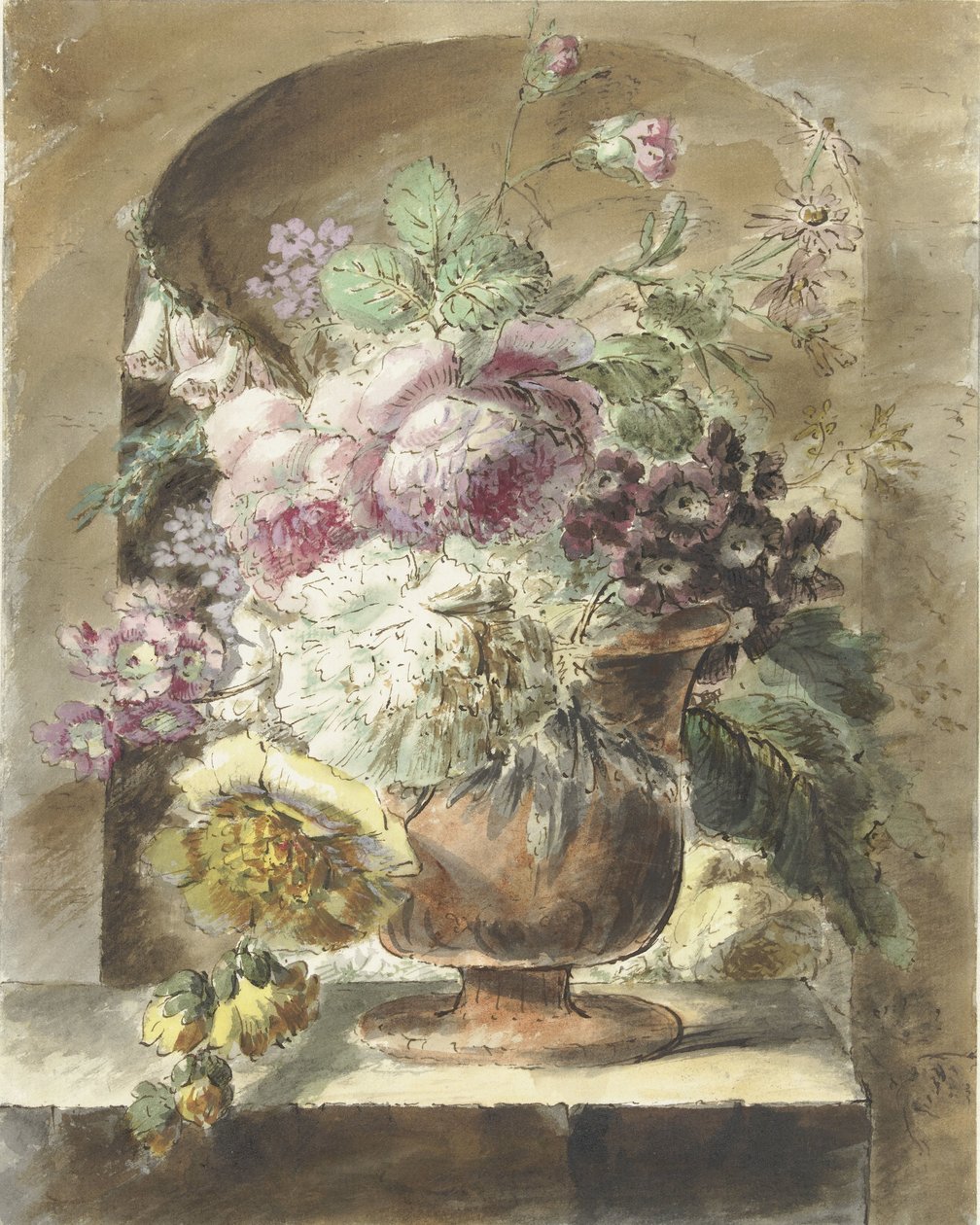 Flowers by Pieter van Loo: Highest-quality art reproduction