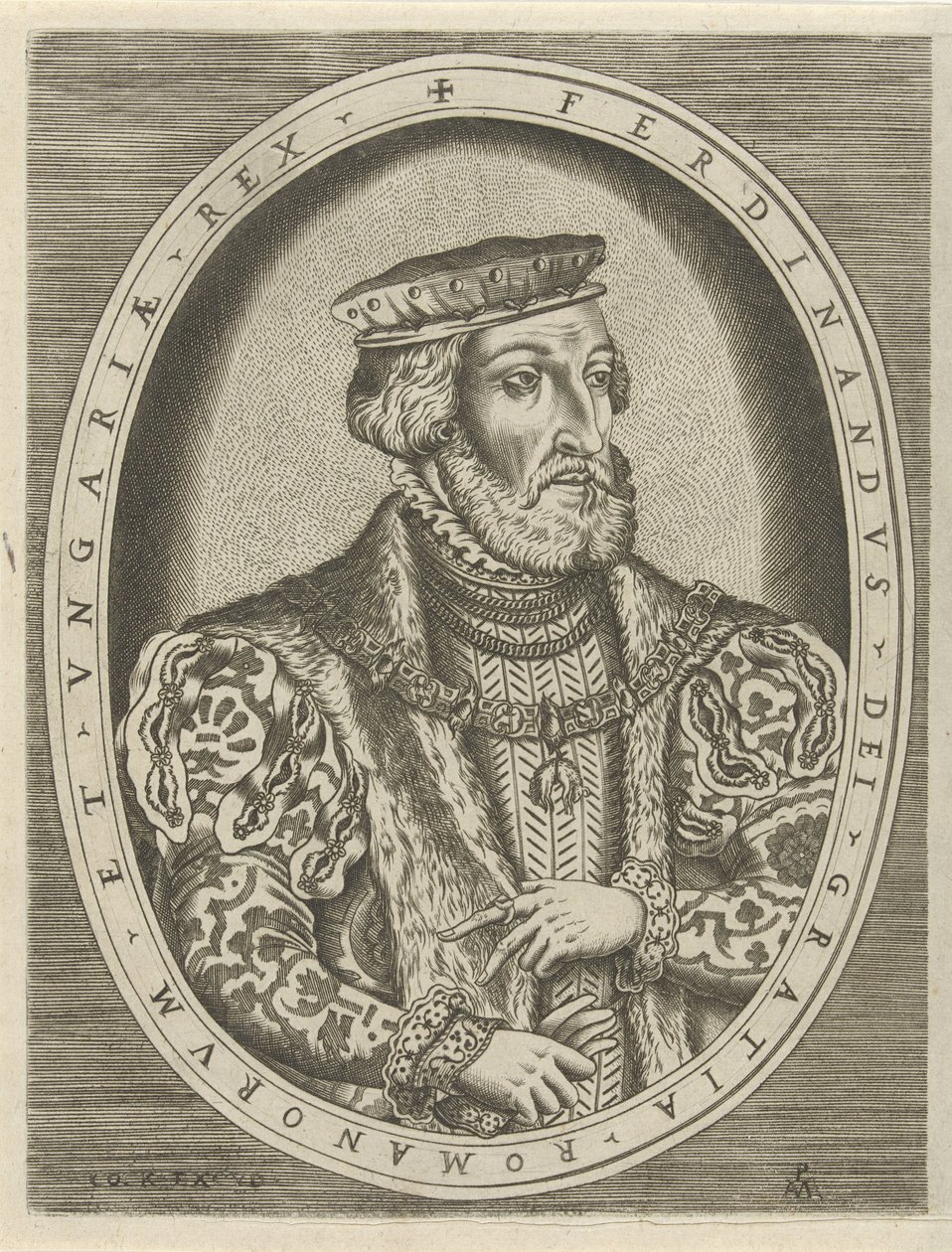 Portrait of Ferdinand I of Habsburg, German Emperor