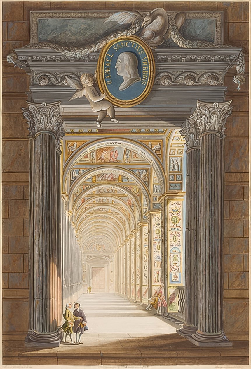 Perspective View of the Loggias by Pietro Camporesi