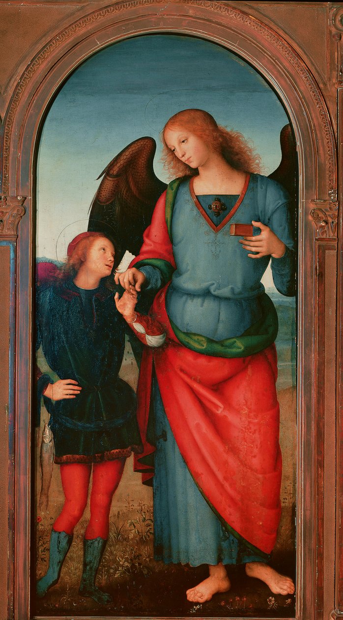 Polyptic of the Chartreuse of Pavia: Tobie and the Archangel Gabriel