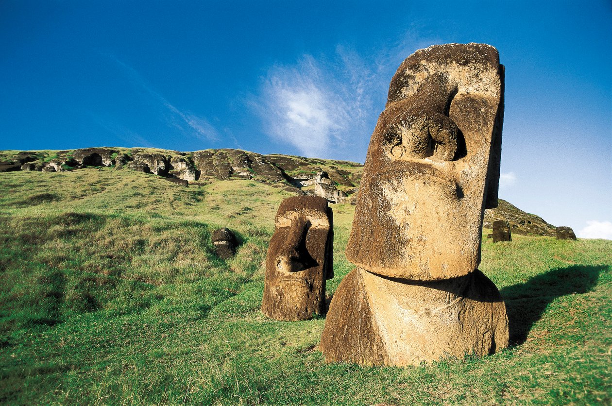 Moai Statues, Rapa Nui National Park, Easter Island, Chile