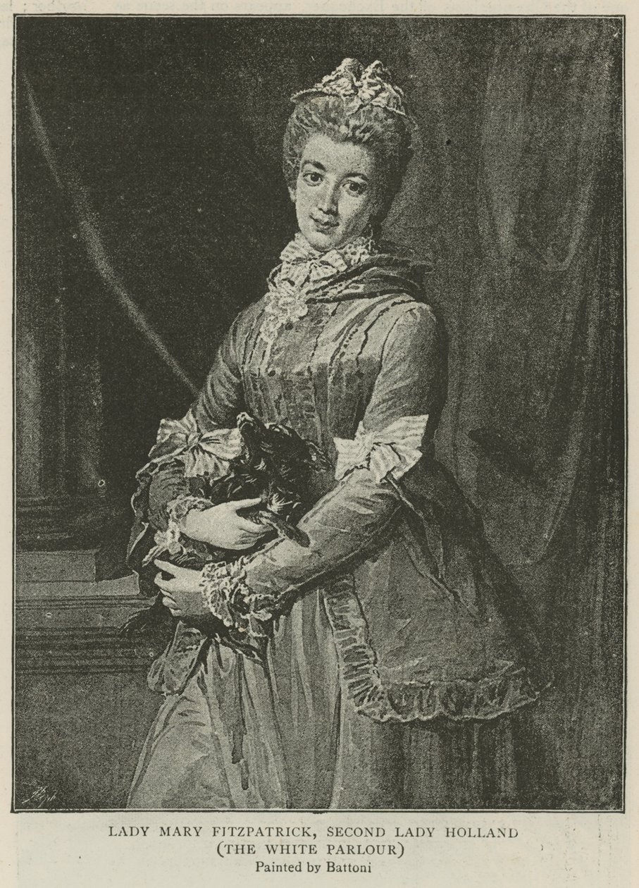 Lady Mary Fitzpatrick, Second Lady Holland