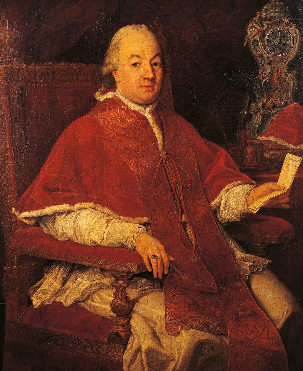 Portrait of Pope Pius VI by Pompeo Girolamo Batoni
