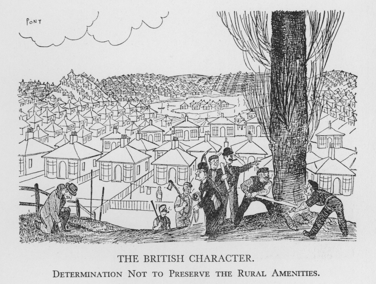 The British Character, Determination Not to Preserve the Rural Amenities