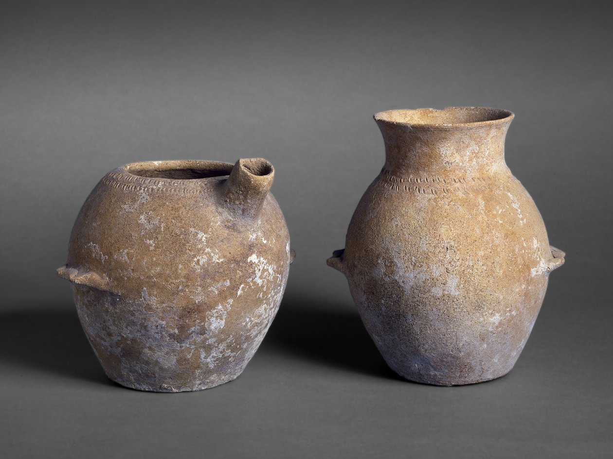 Prehistoric Jars from Tomb P12, Jericho by Prehistoric