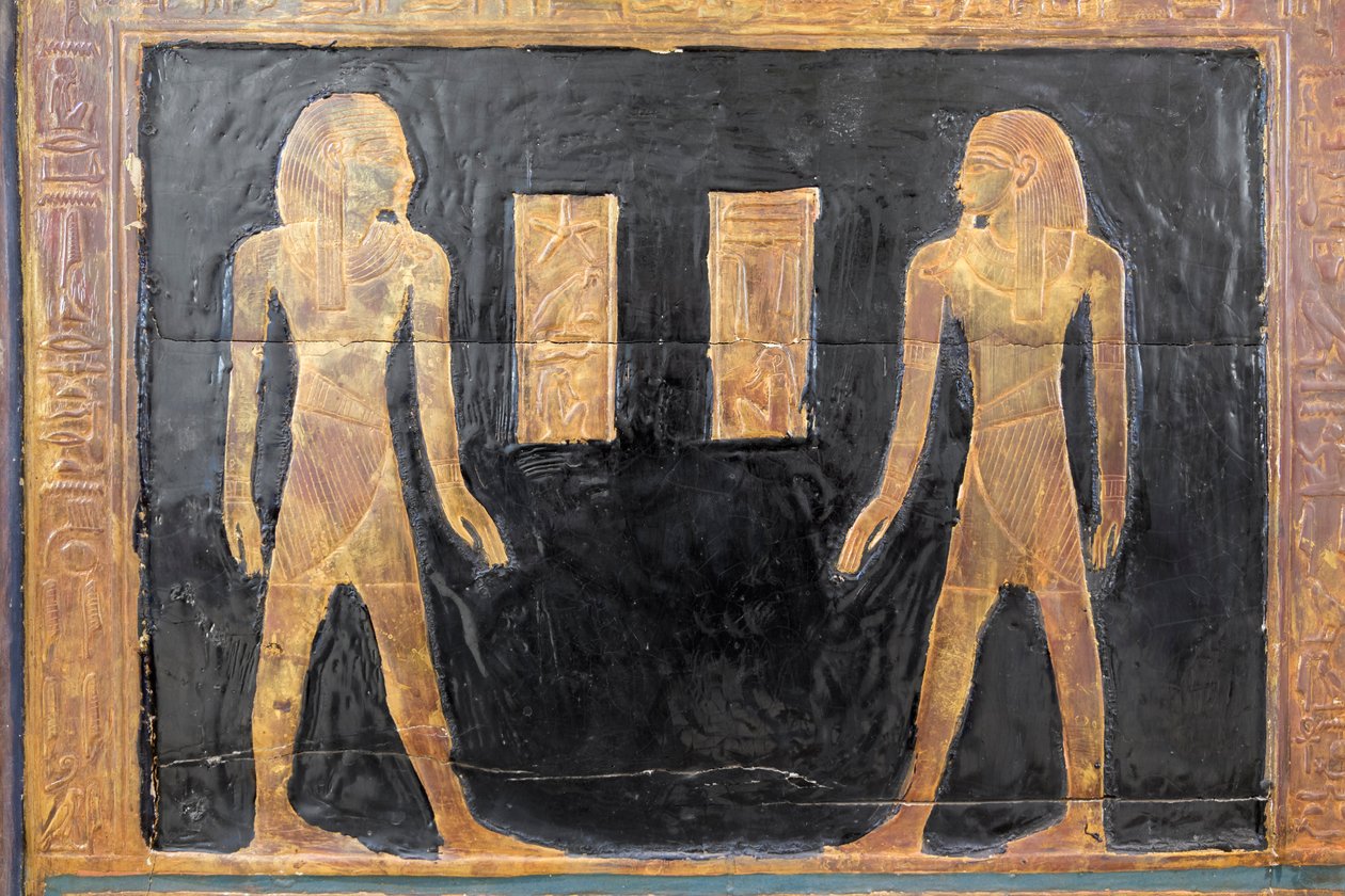 Canopic box of Yuya (detail), Egyptian Museum, Cairo, Egypt