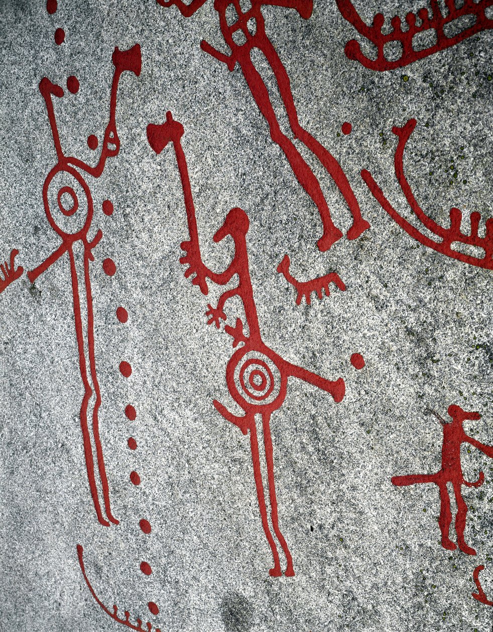 Hunters, Rock Carvings in Tanum, Sweden