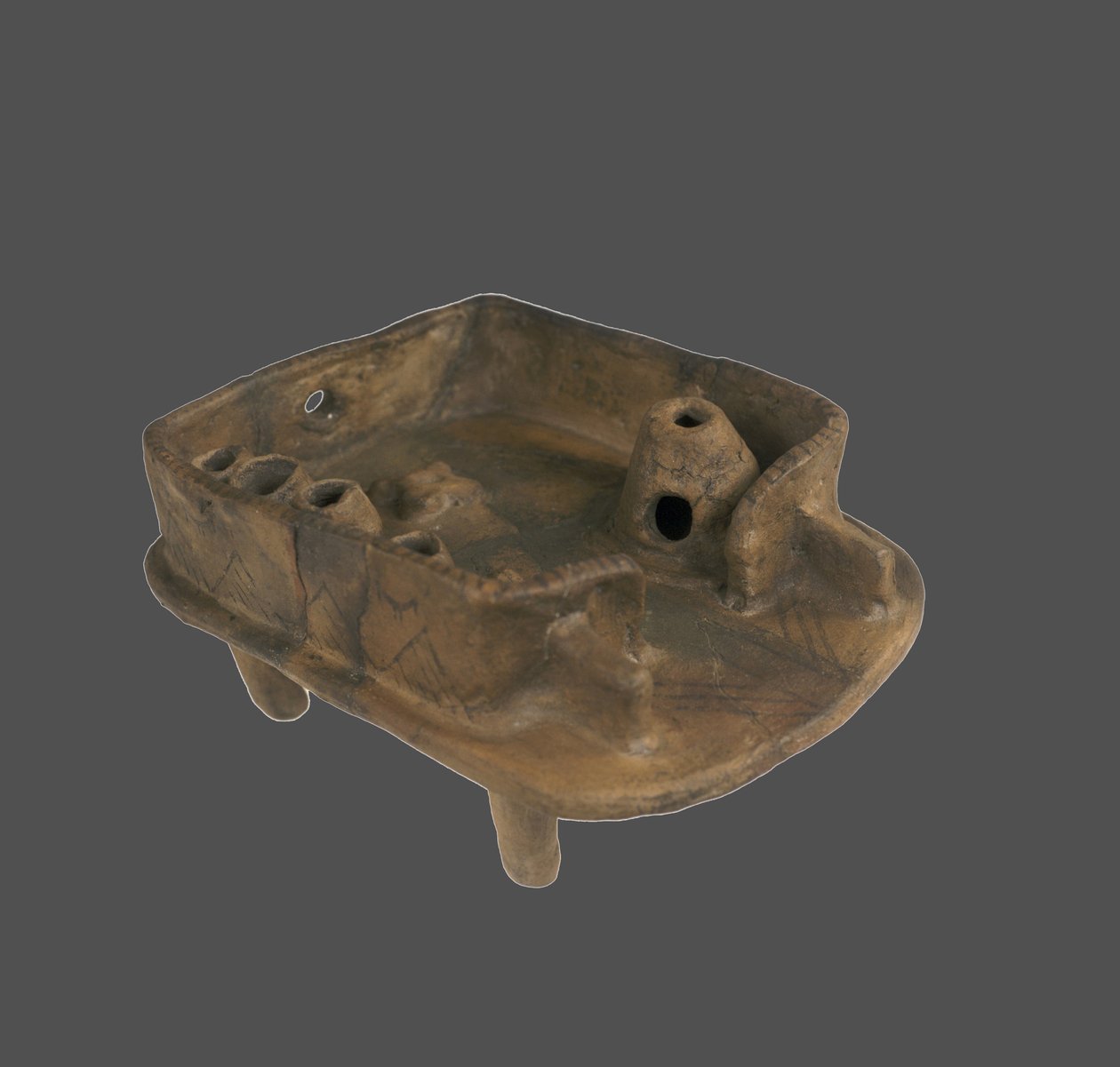 Model of a House by Prehistoric Russian Culture