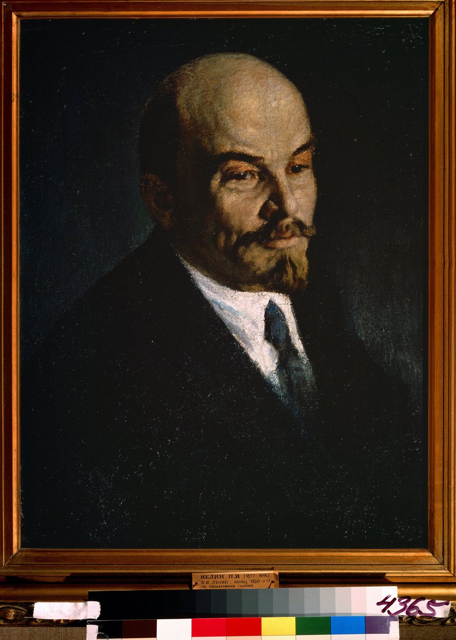 Vladimir Lenin Portrait Propaganda Image Of Soviet Leader Vladimir