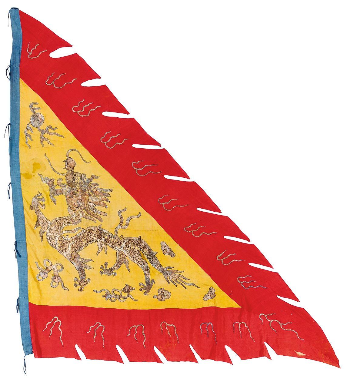 One of a pair of banners by Qing Dynasty Chinese School