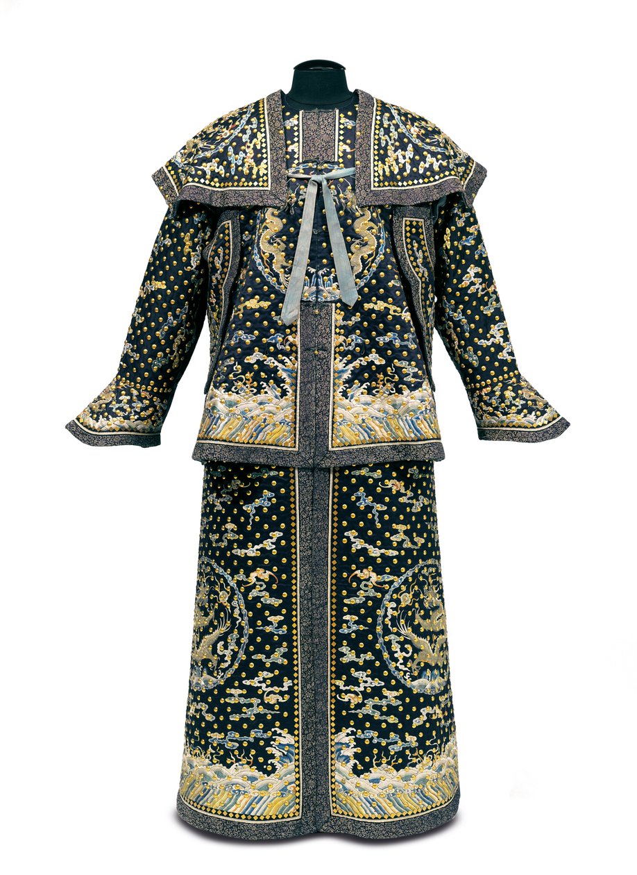 Rare Imperial guardsman's ceremonial uniform, Qianlong / Jiaqing period ...