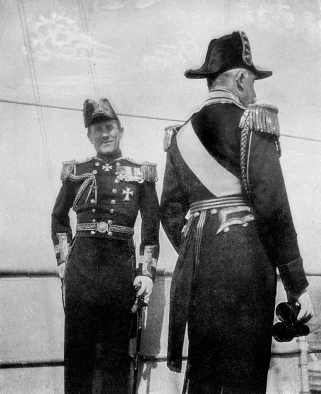 Commodore Keppel with the Duke of Connaught