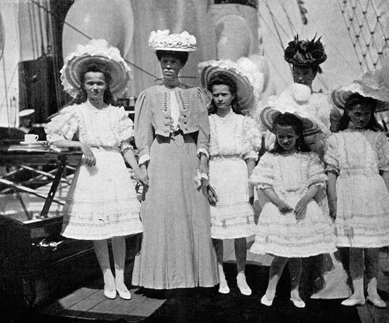 The Mother, Sister and Children of Tsar Nicholas II 1868-1918 of Russia ...