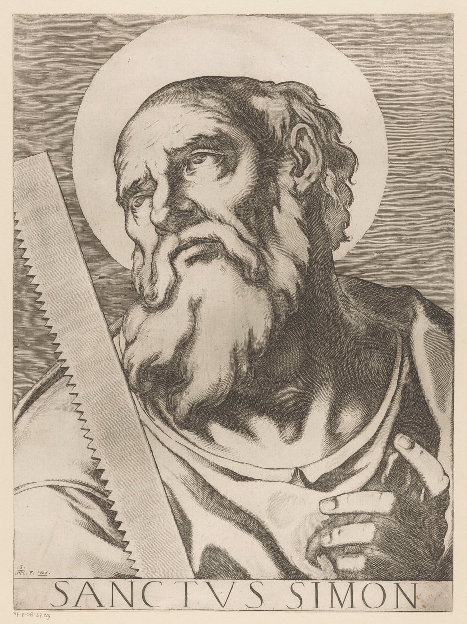 Saint Simon the Zealot by Raffaello Schiaminossi