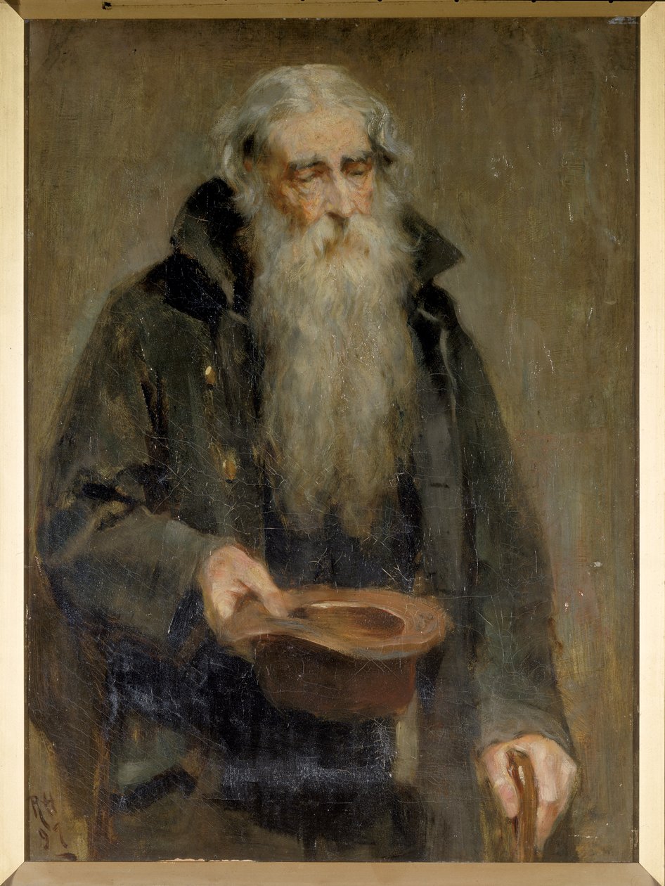 Blind Beggar by Ralph Hedley: Buy fine art print