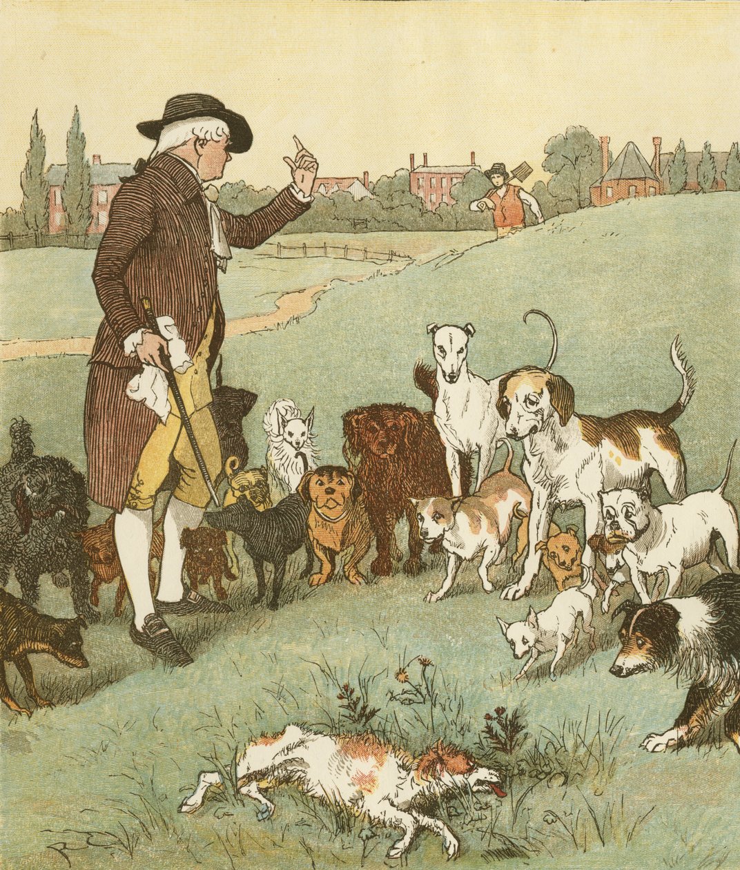 An Elegy on the Death of a Mad Dog by Randolph Caldecott