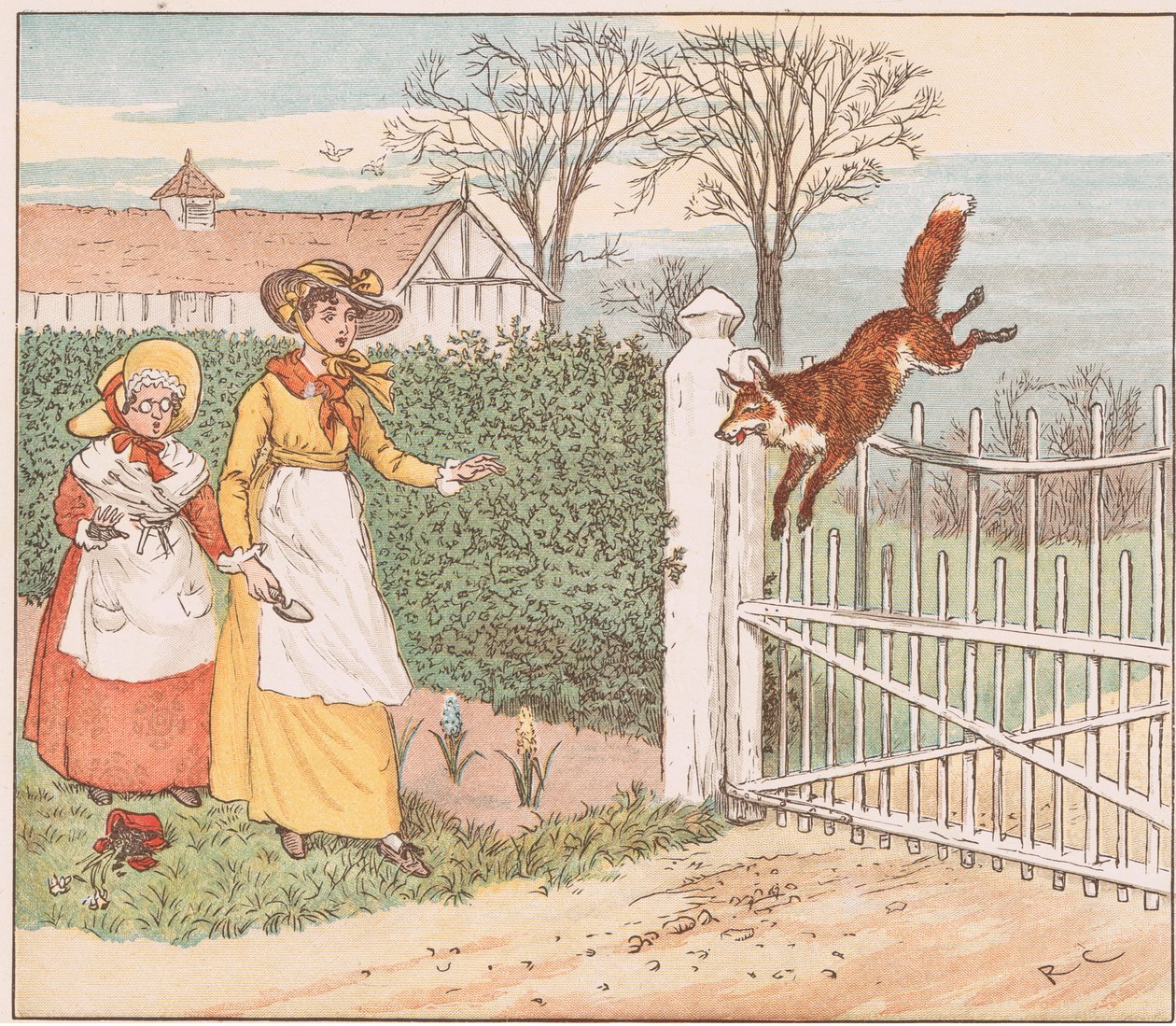 The fox jumps over the parson's gate by Randolph Caldecott