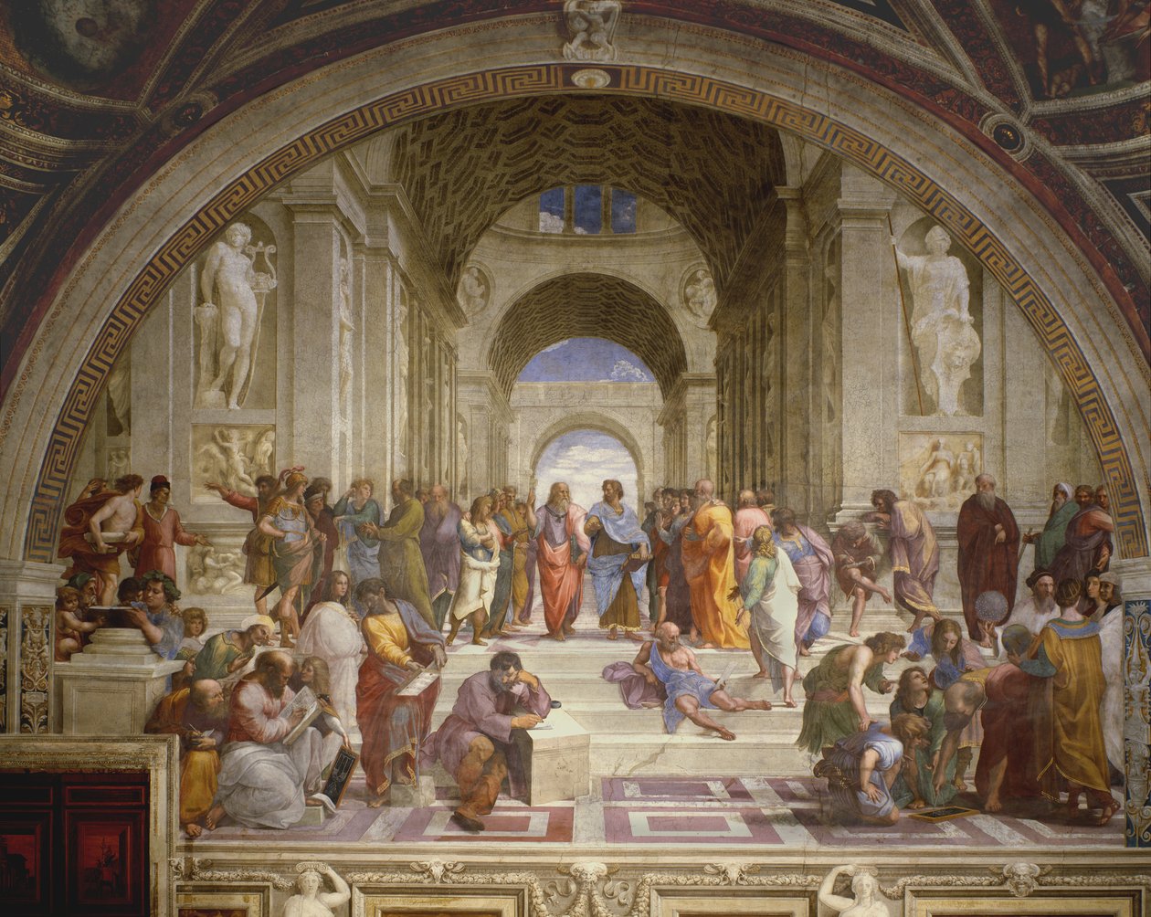 The School of Athens, from the Stanza della Segnatura