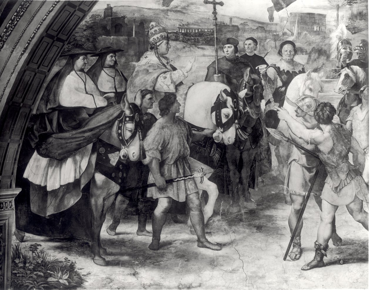 Pope Leo I Repulsing Attila (detail)
