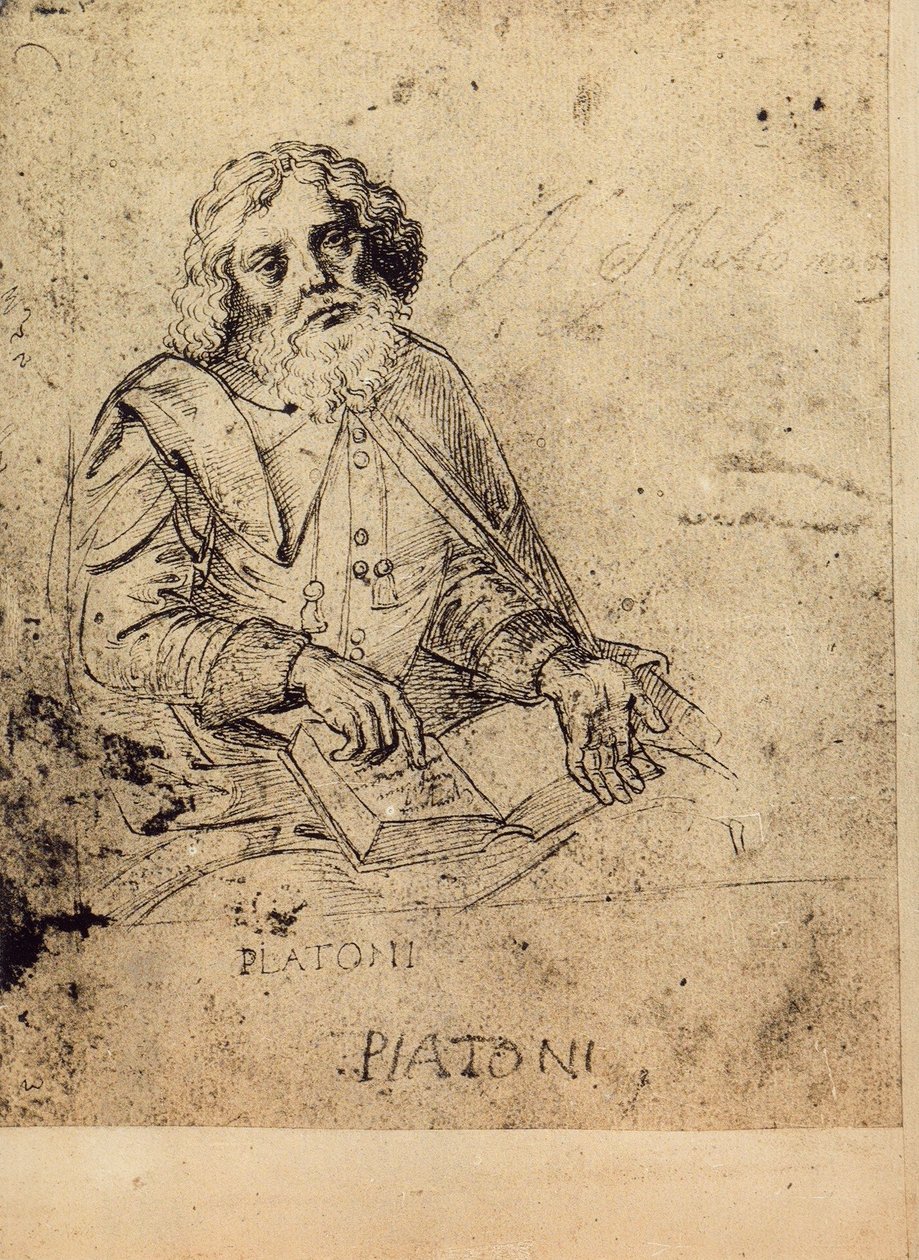 Portrait of Plato by Raffaello Sanzio Raphael