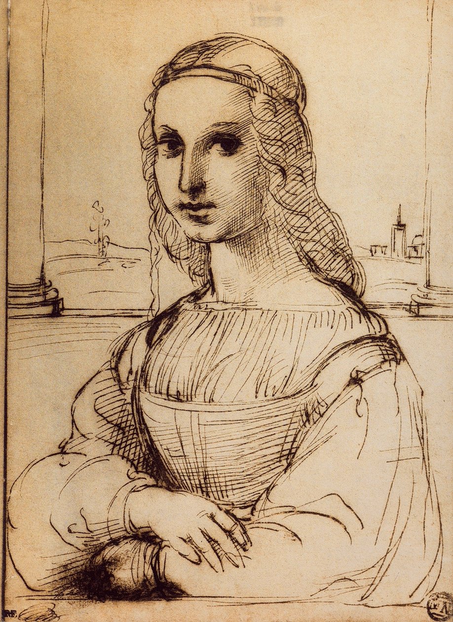 Study for the portrait of Maddalena Doni
