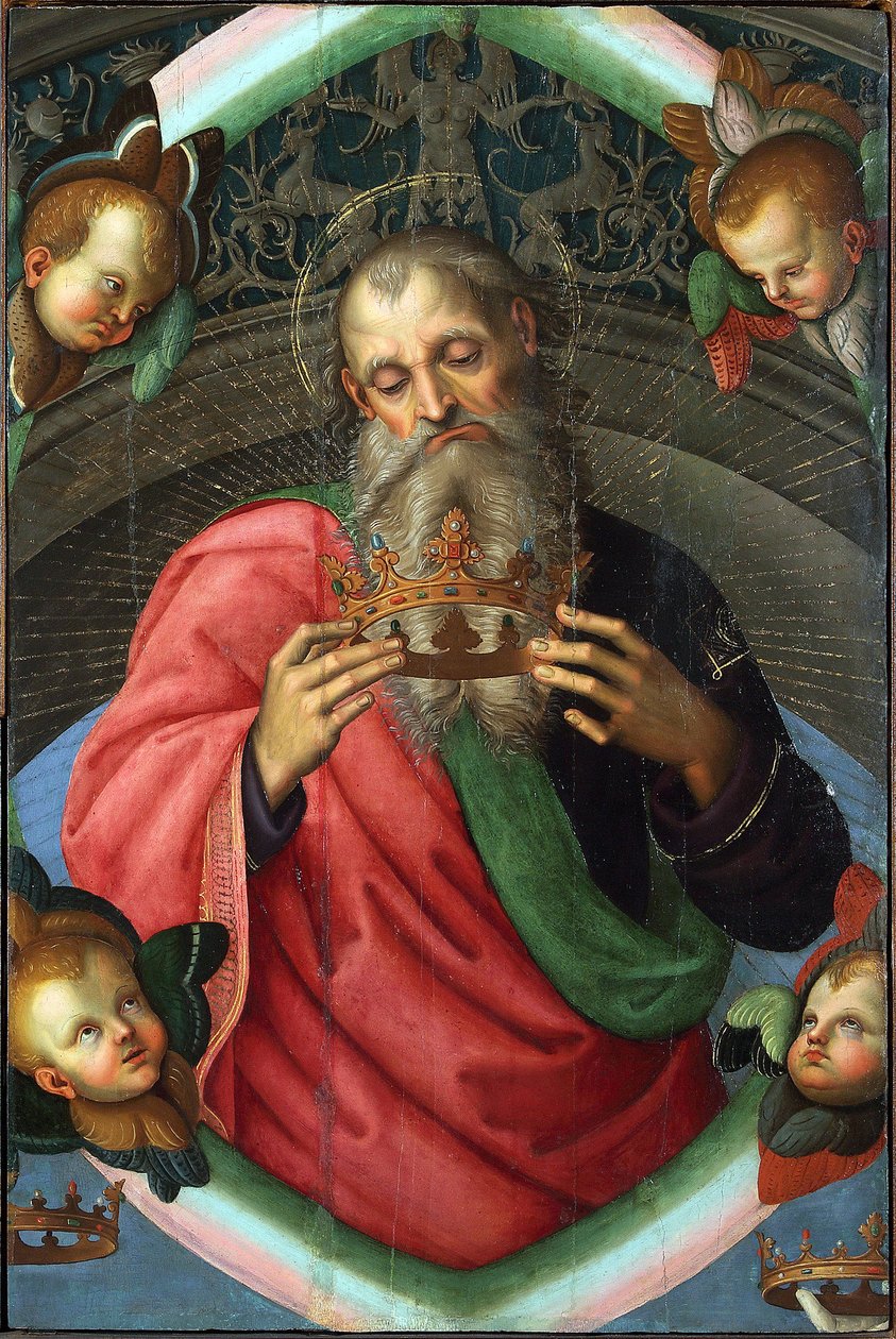 God the Father (fragment of the Baronci Altarpiece) by Raphael