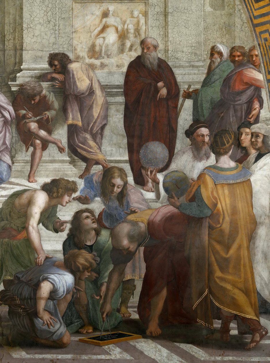 The School of Athens (detail) by Raphael: Fine art print