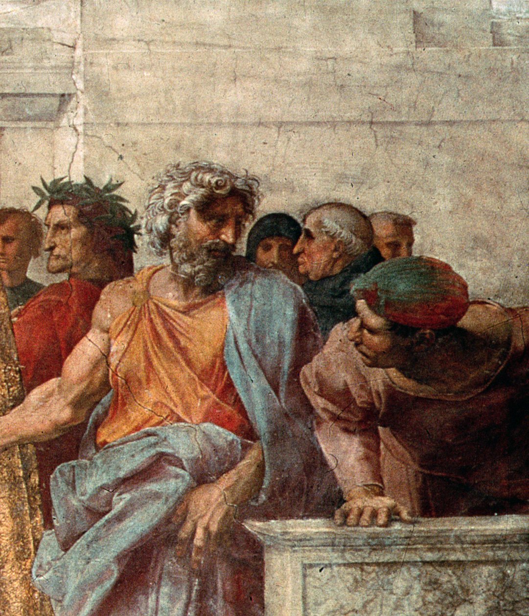 Disputa, from the Stanza della Segnatura (detail)