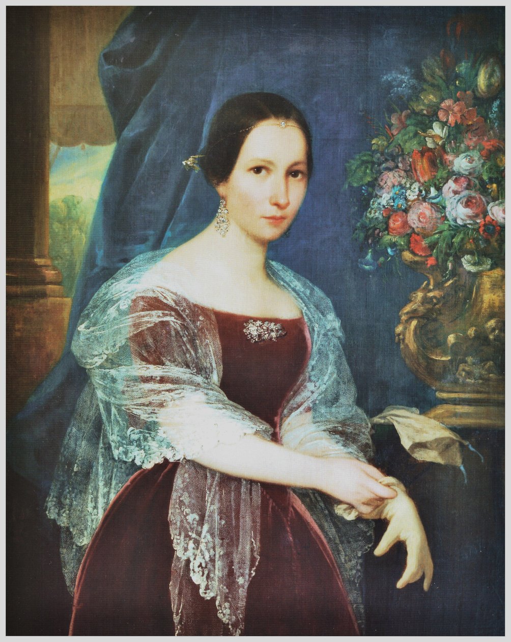 Portrait of Doña Enriqueta Pinto de Bulnes