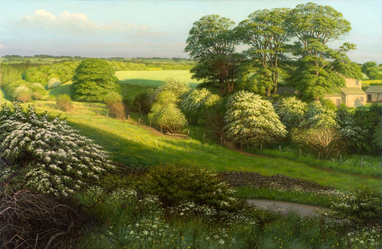 Landscape by Raymond Booth: Premium art reproduction