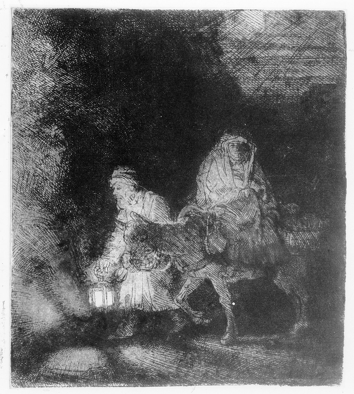 The Flight into Egypt, 1651 by Rembrandt van Rijn