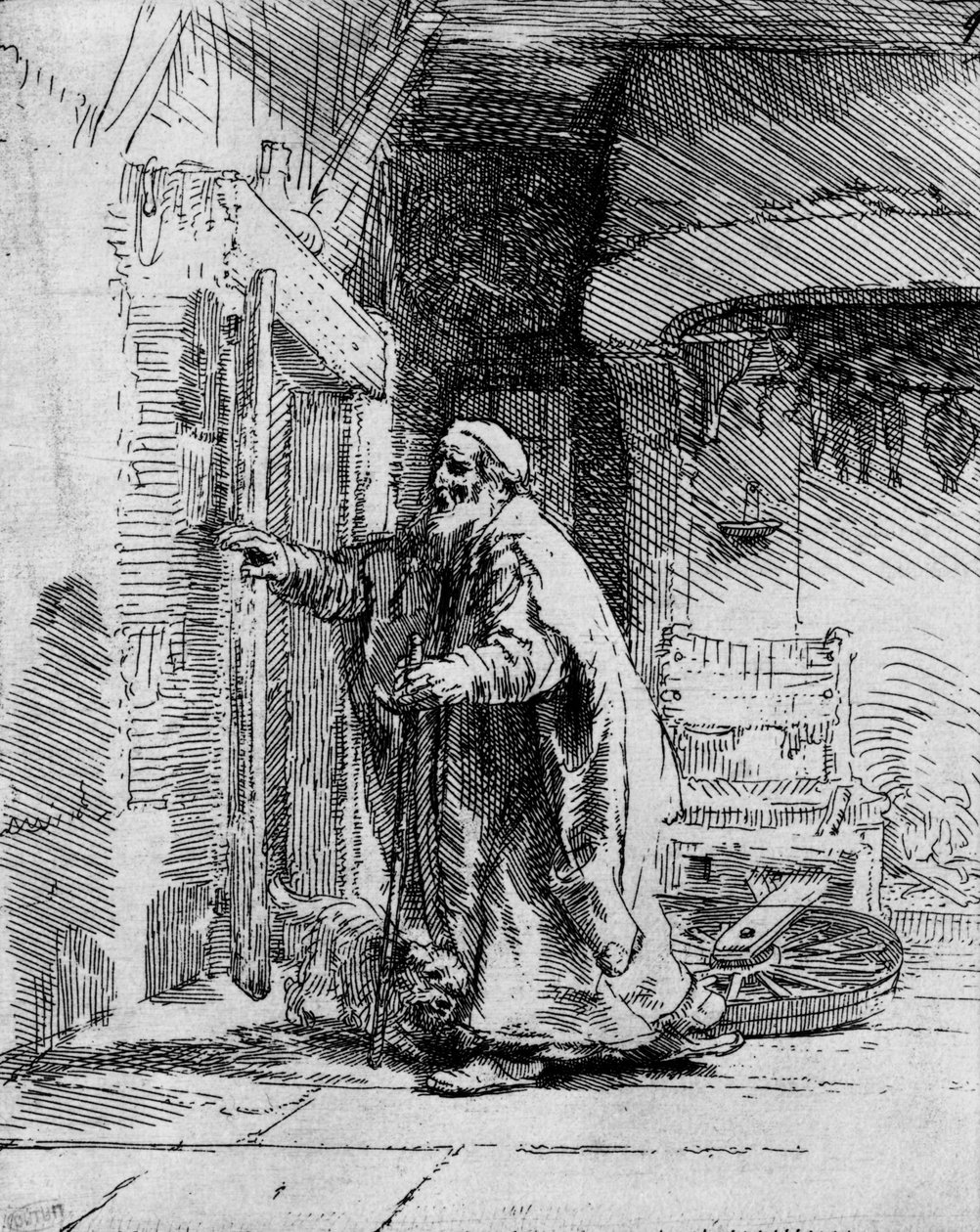 The Blind Tobit by Rembrandt van Rijn: Buy fine art print