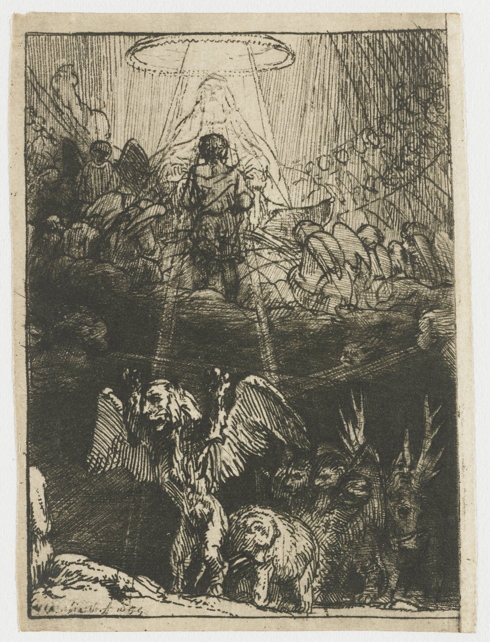 Daniel's Vision of the Four Beasts by Rembrandt van Rijn