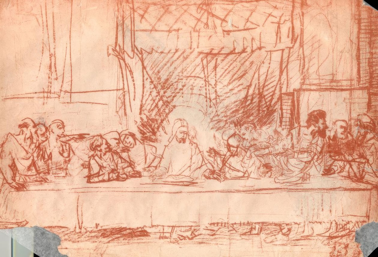 The Last Supper by Rembrandt van Rijn: Buy fine art print
