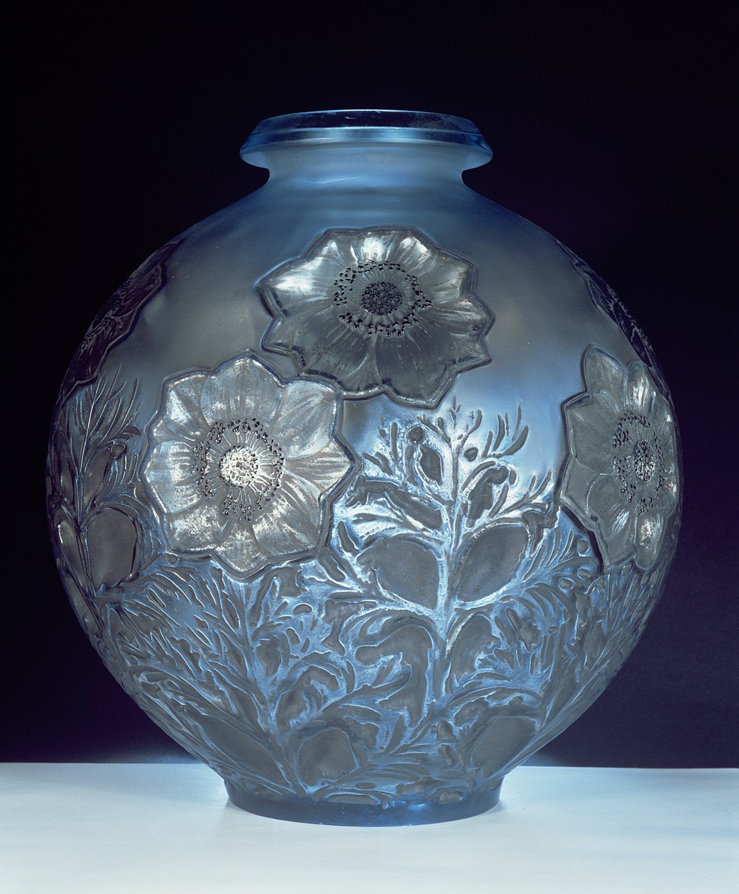Anemones Vase, 1913 by Rene Jules Lalique: Fine art print