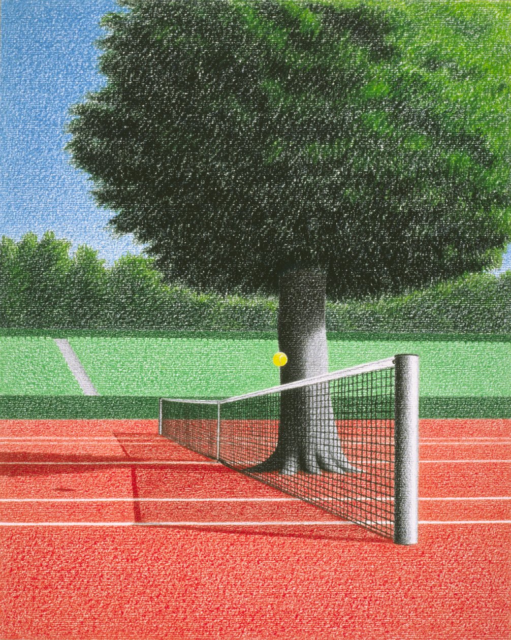 Tennis Tree by Rene Boin: Highest-quality art reproduction