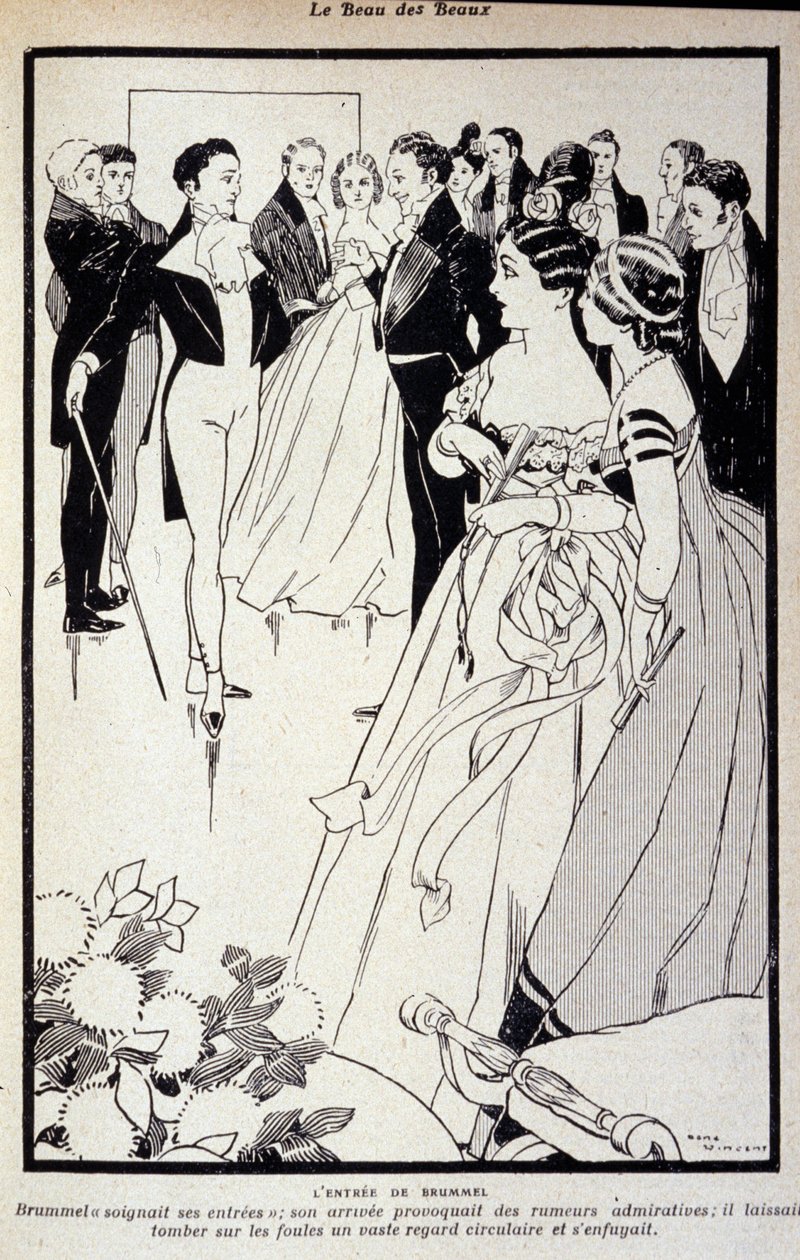 Representation of George Bryan Brummell Known as Beau Brummell (1778 ...