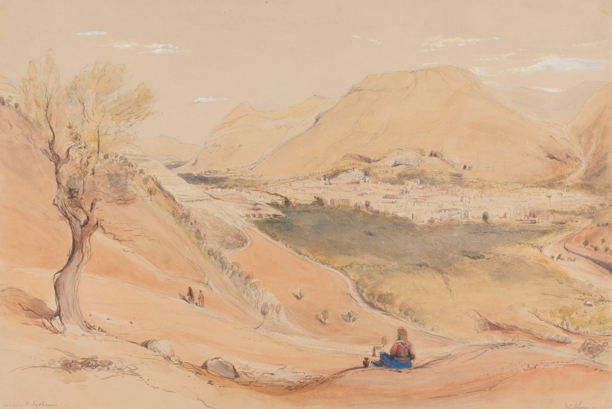 Nablus, Jordan by Rev. Edward Thomas Daniell