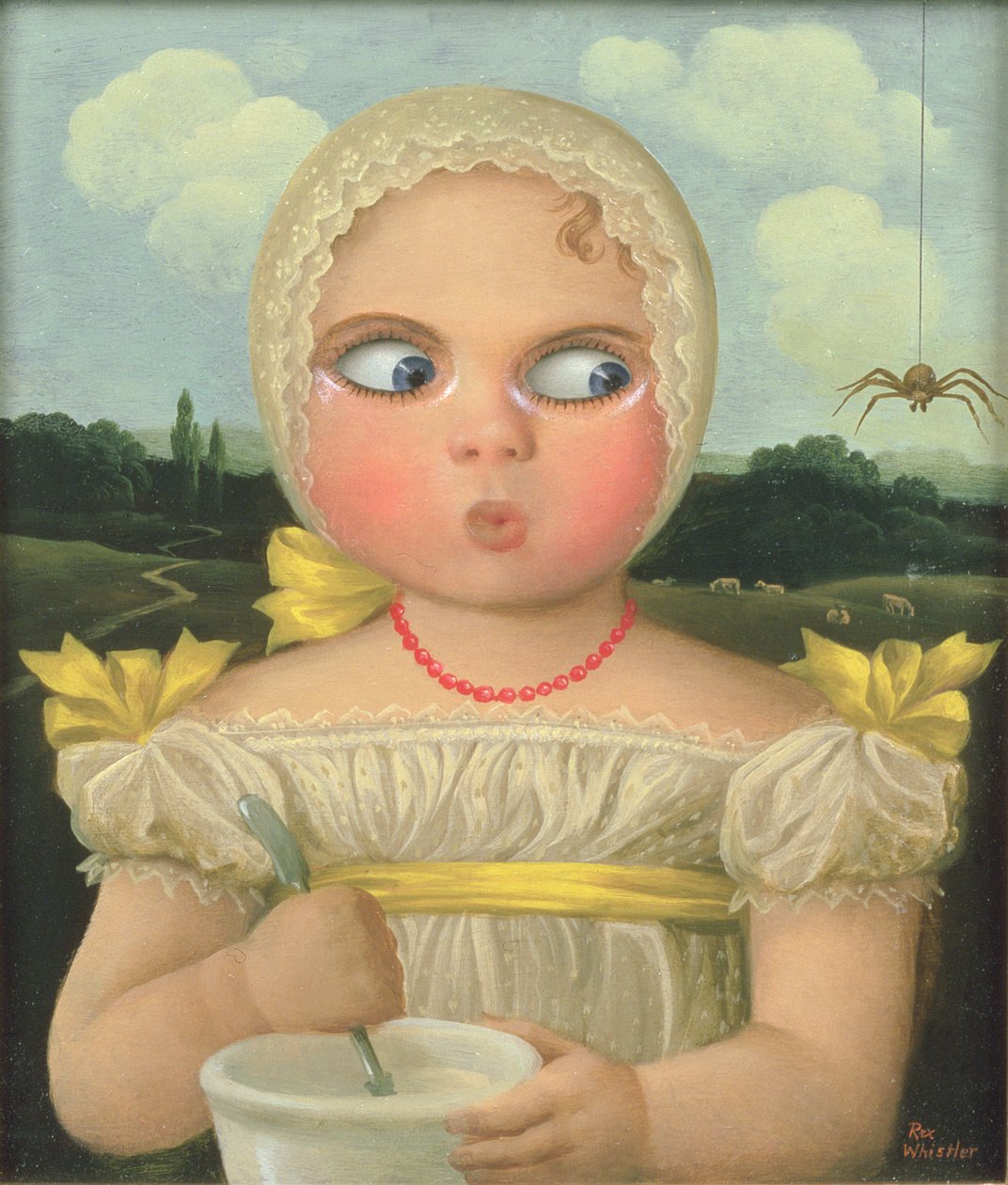 Little Miss Muffet by Rex Whistler: Buy fine art print