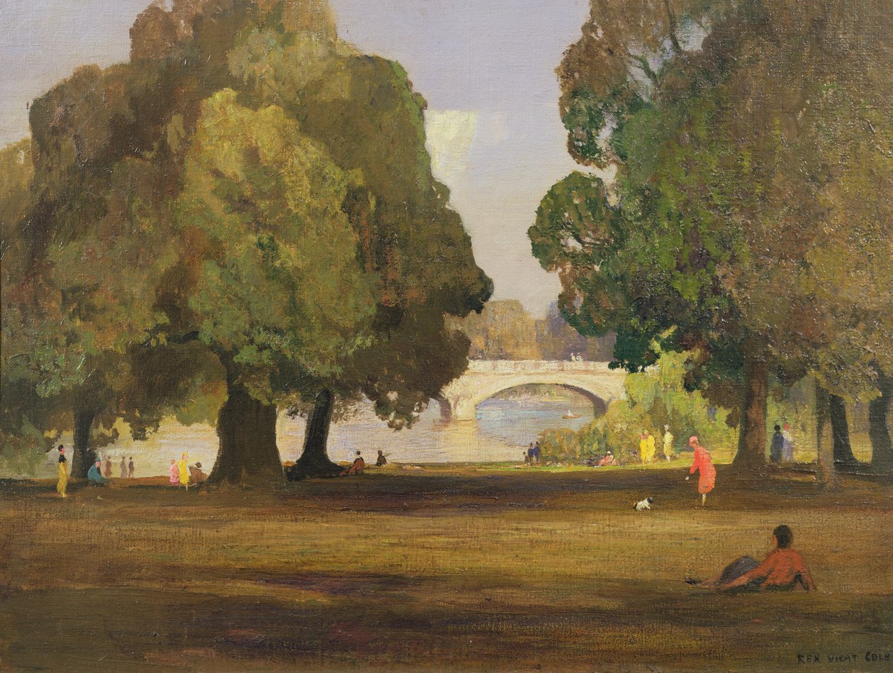 In Kensington Gardens by Rex Vicat Cole: Fine art print